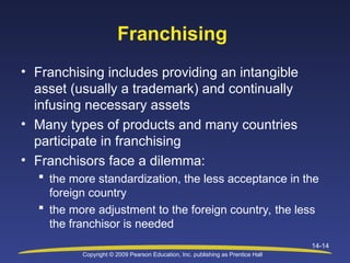 Direct Investment and Collaborative Strategies | PPT