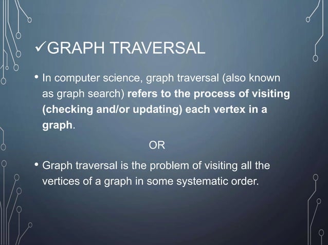 Sec B Graph Traversalpptx