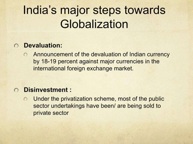 Indian economy pre-1991 reforms with globalization | PPTX