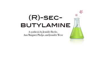 Sec-butylamine Synthesis and Analysis | PPT