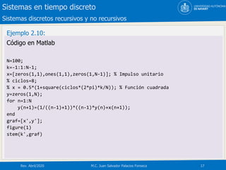 PDS Unidad 2 Sección 2.5: Sistemas discretos LTI | PPT