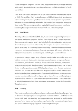 Secco F Inland Oy Market Entry Strategy Finland | PDF