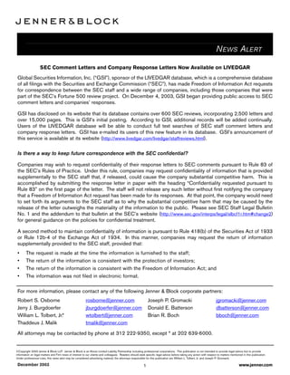 SEC Comment Letters and Company Response Letters Now Available on ...