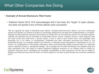 SEC Cybersecurity Disclosure Guidelines | PPT