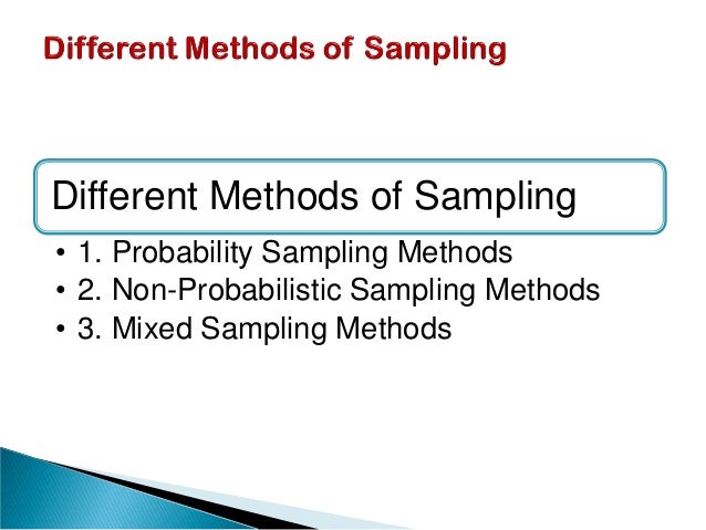 Sampling Theory Part 2