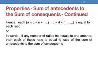 Ratio and Proportion, Indices and Logarithm Part 2 | PPT