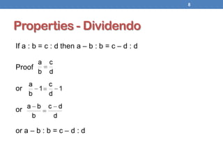 Ratio and Proportion, Indices and Logarithm Part 2 | PPT