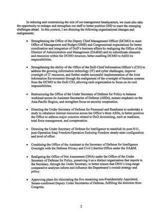 SECDEF memo on DOD Org Changes Dec 4, 2013 | PDF