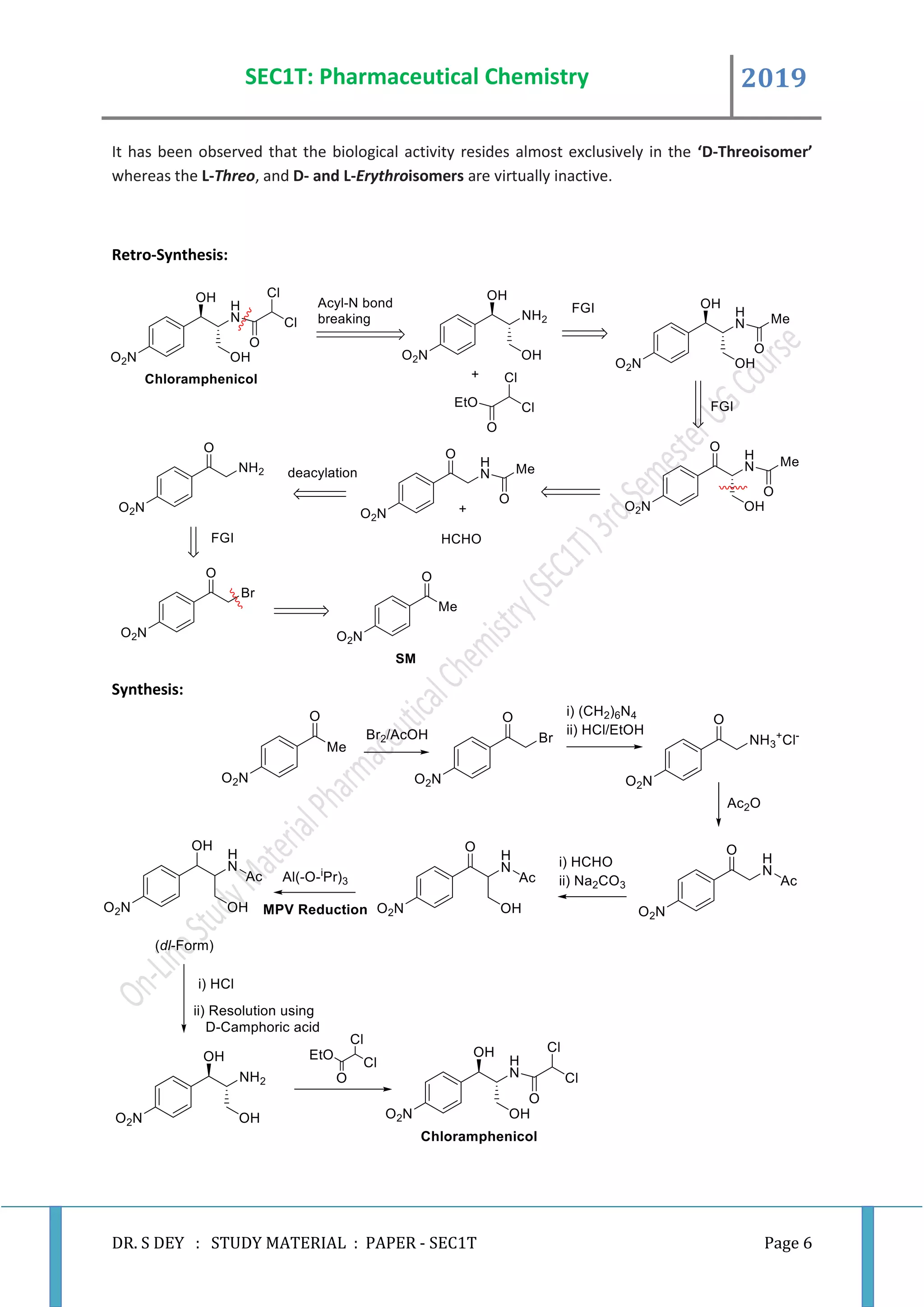 synthesis of Drugs | PDF