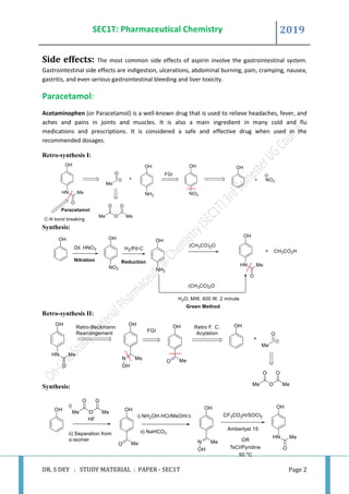 synthesis of Drugs | PDF