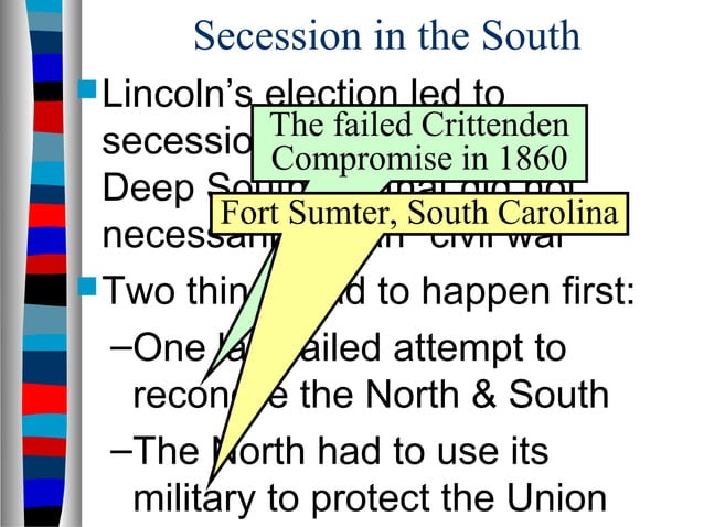 Secession and civil war ppt | PPT