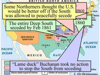 Secession and civil war ppt | PPT
