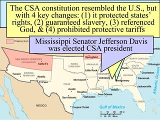 Secession and civil war ppt | PPT