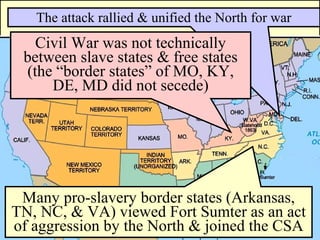 Secession and civil war ppt | PPT