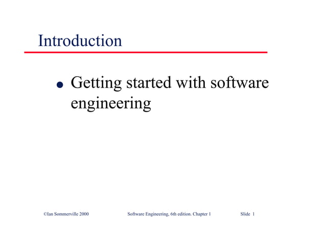 software engineering ch-1 | PPT
