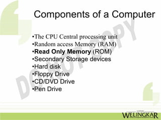 What is computer and how it works | PPT