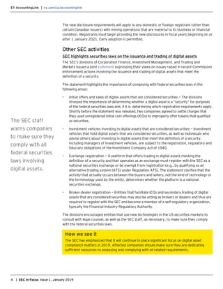 SEC in Focus - January 2019 | PDF