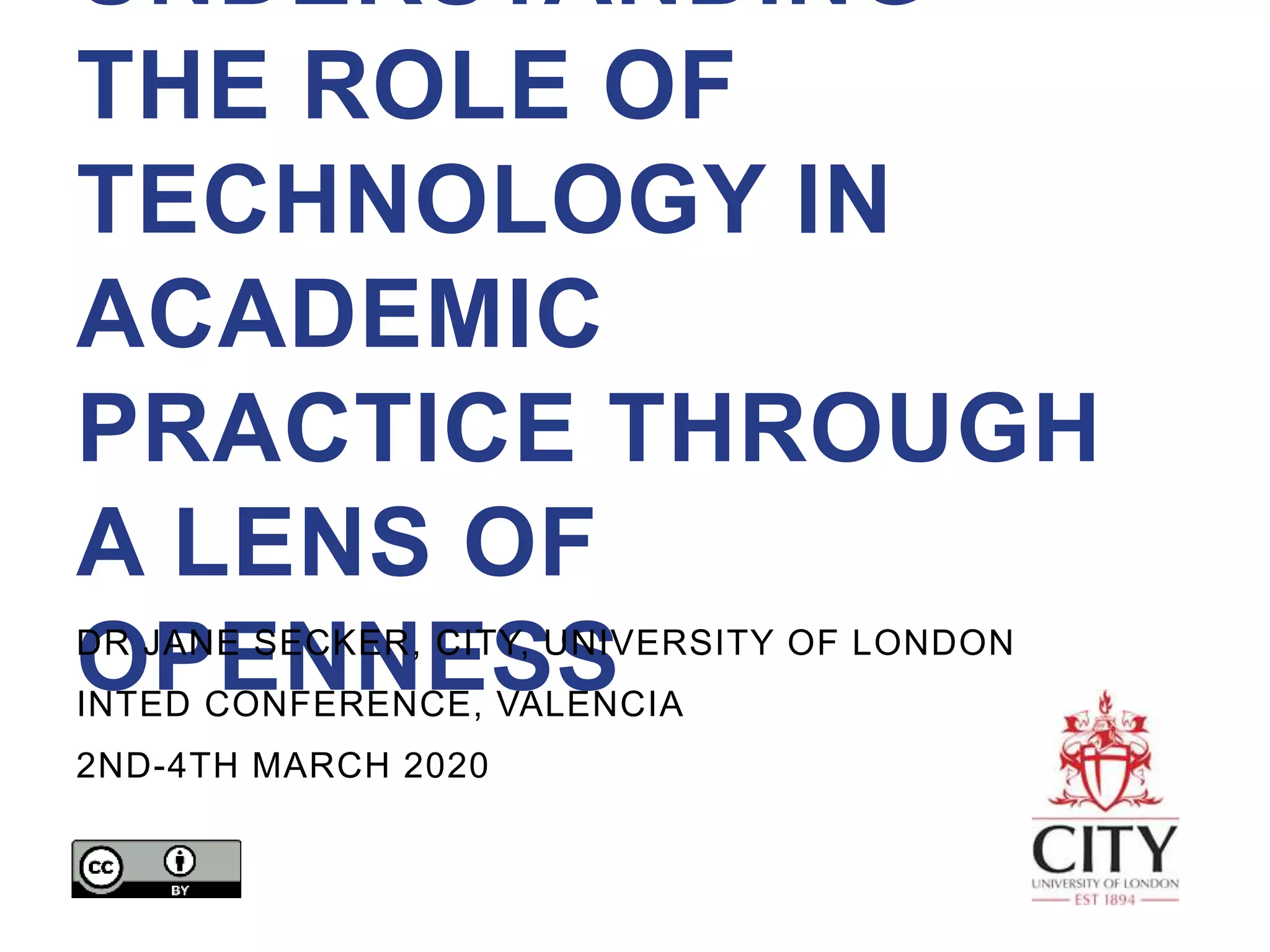Secker Understanding the role of technology through the lens of ...