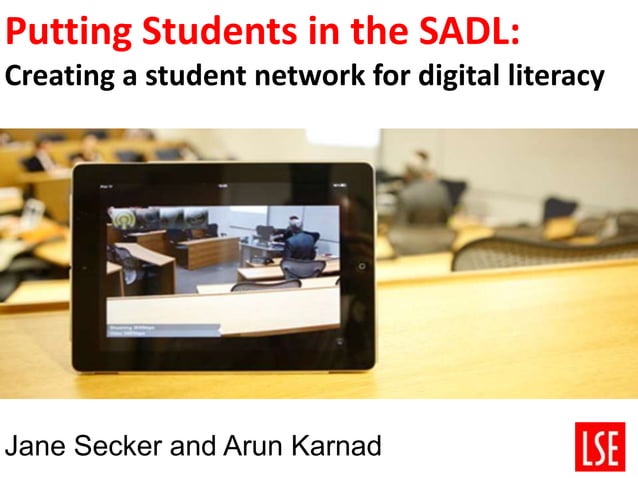 Putting Students in the SADL | PPT