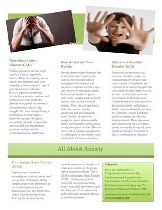 Anxiety Disorders | PDF