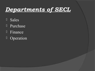 Secl cost budgeting | PPT