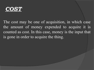 Secl cost budgeting | PPT