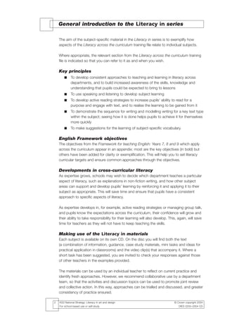 Literacy Across the Curriculum | PDF