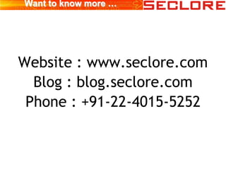 Seclore Corporate Profile | PPT