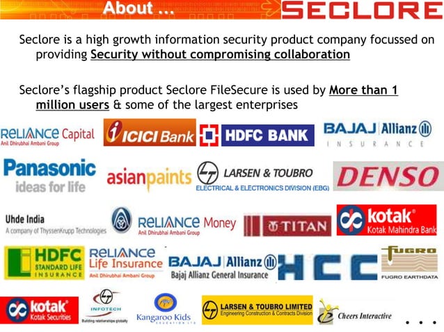 Seclore Corporate Profile | PPT