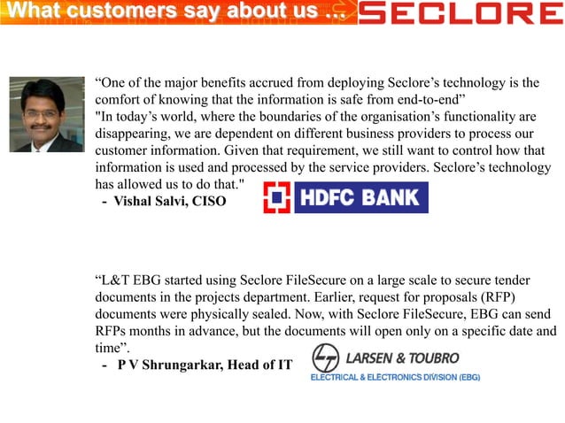 Seclore Corporate Profile | PPT