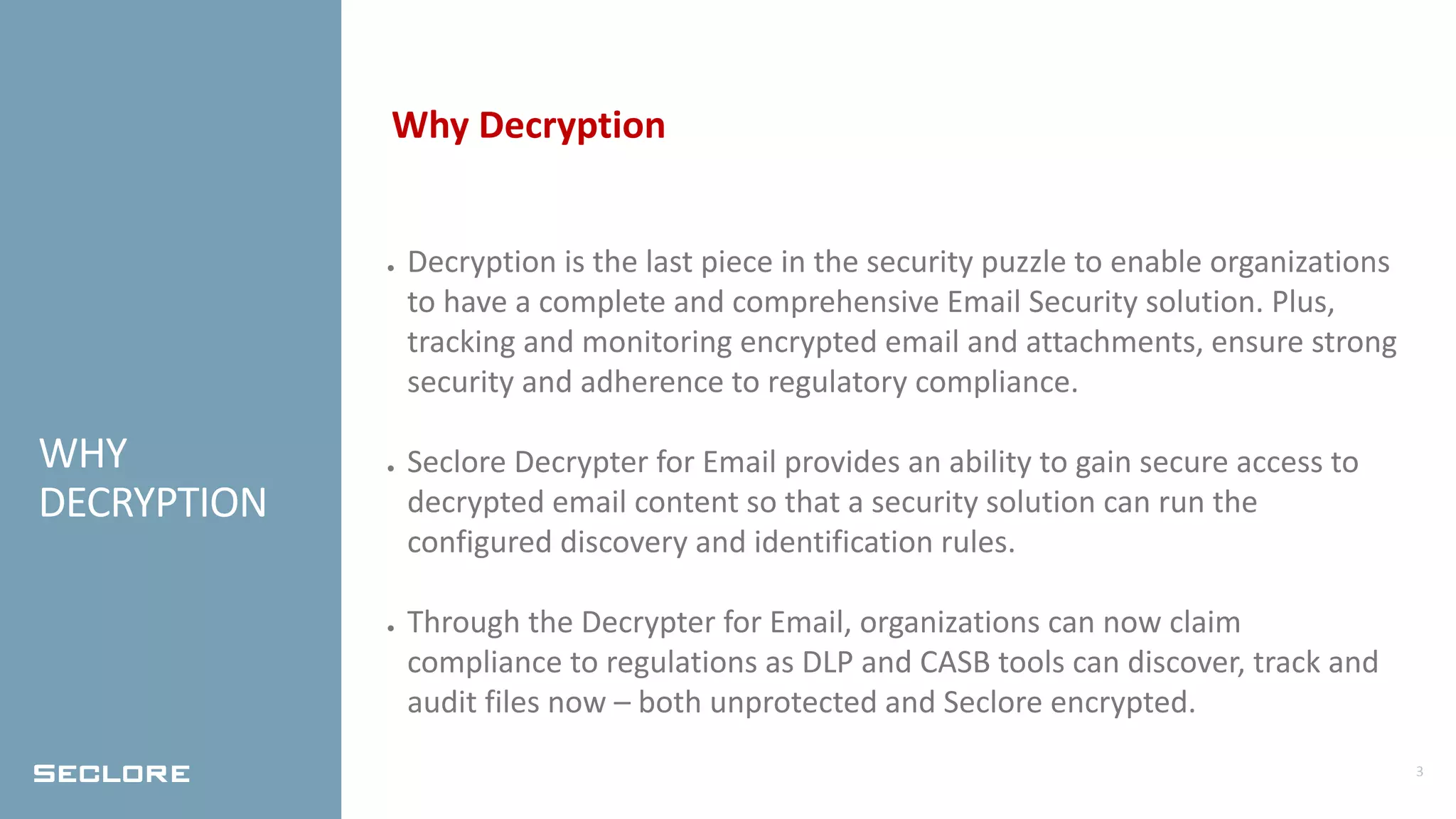 Seclore Decrypter For Email | PPTX