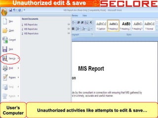 Seclore FileSecure HotFolder Walkthrough | PPTX