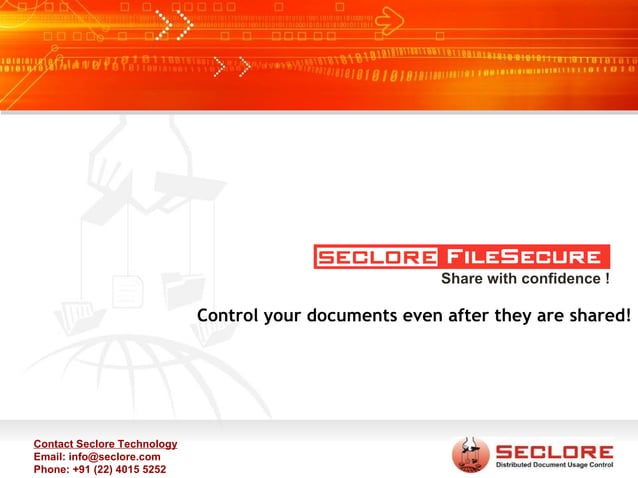 Seclore File Secure Introduction Brief | PPT