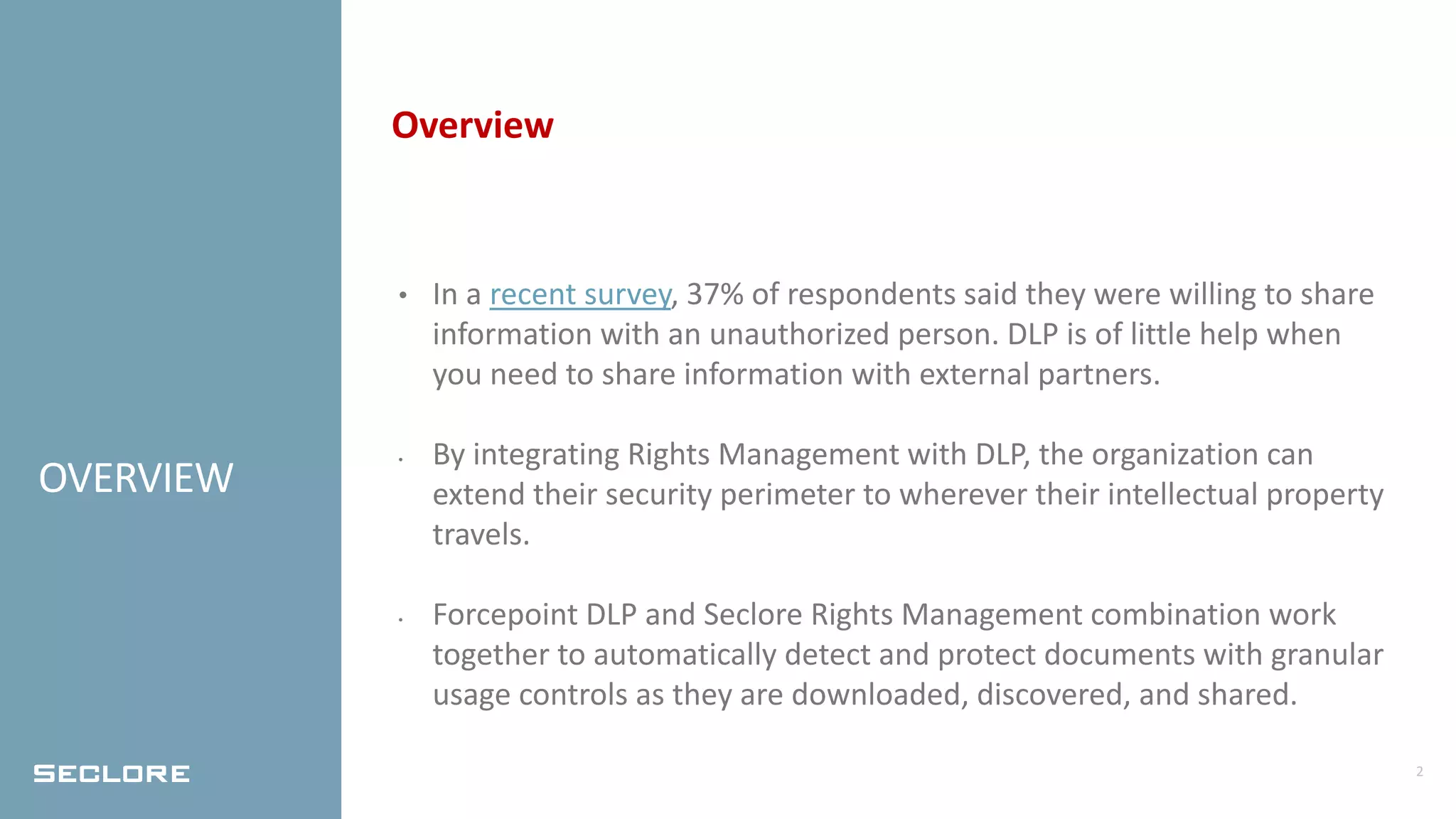 Seclore for Forcepoint DLP | PPTX
