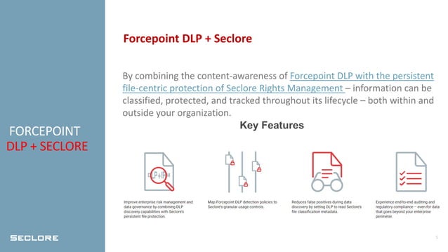 Seclore for Forcepoint DLP | PPTX | Technology & Computing