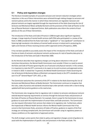 Seclusion and physical restraint reduction knowledge review | PDF