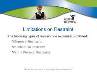 Seclusion and Restraint | PPT