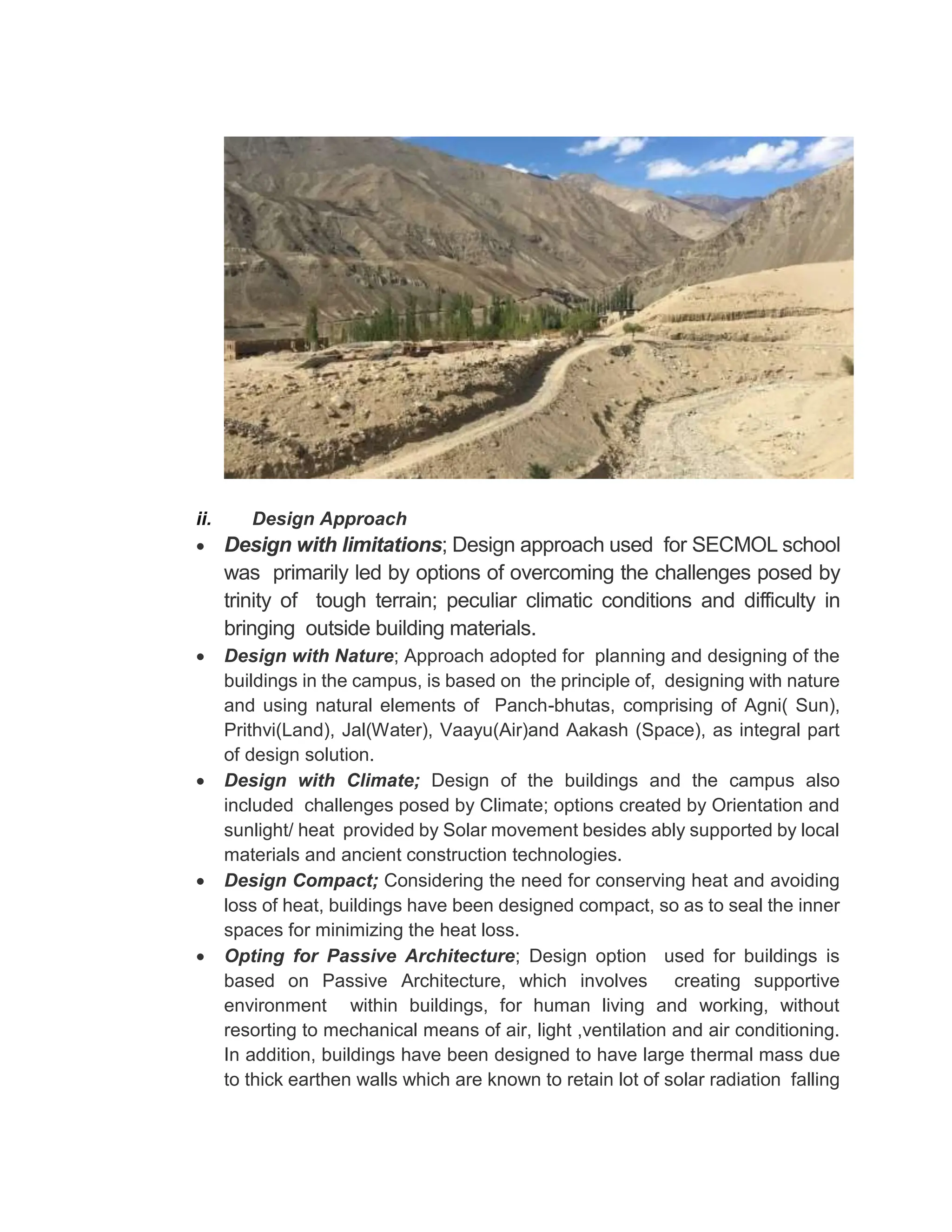 SECMOL School In Leh- A Role Model of Vernacular , Passive and ...