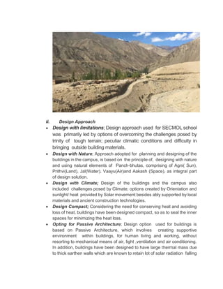 SECMOL School In Leh- A Role Model of Vernacular , Passive and ...