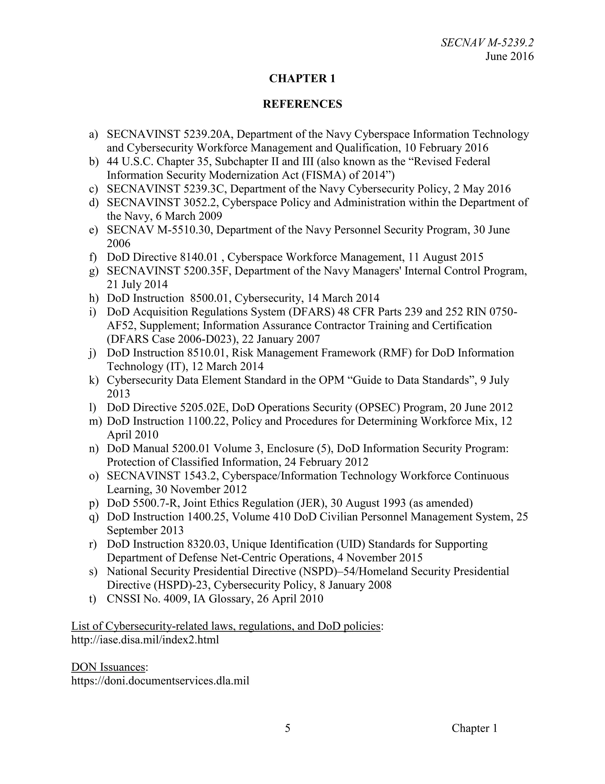 SECNAV M-5239.2 | PDF