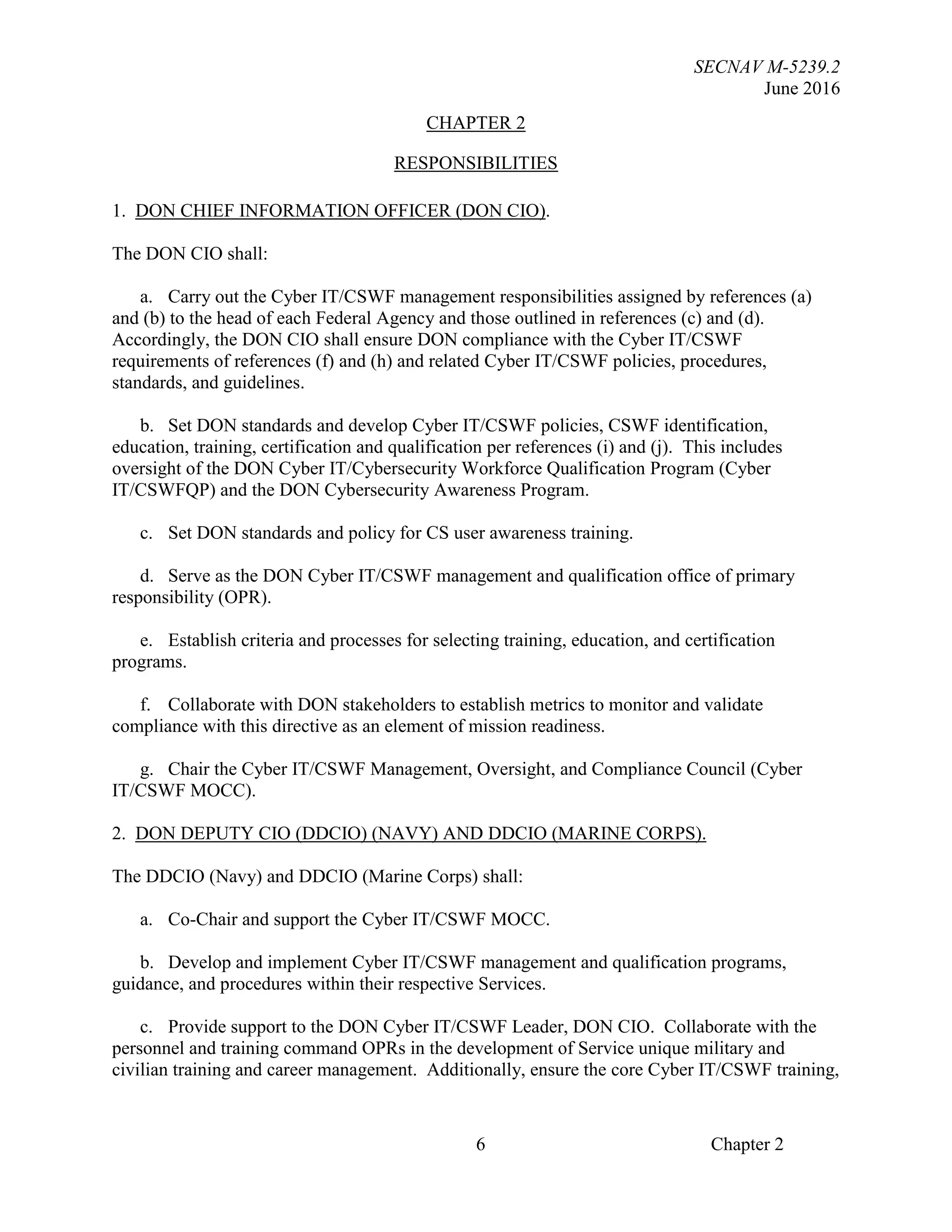 SECNAV M-5239.2 | PDF