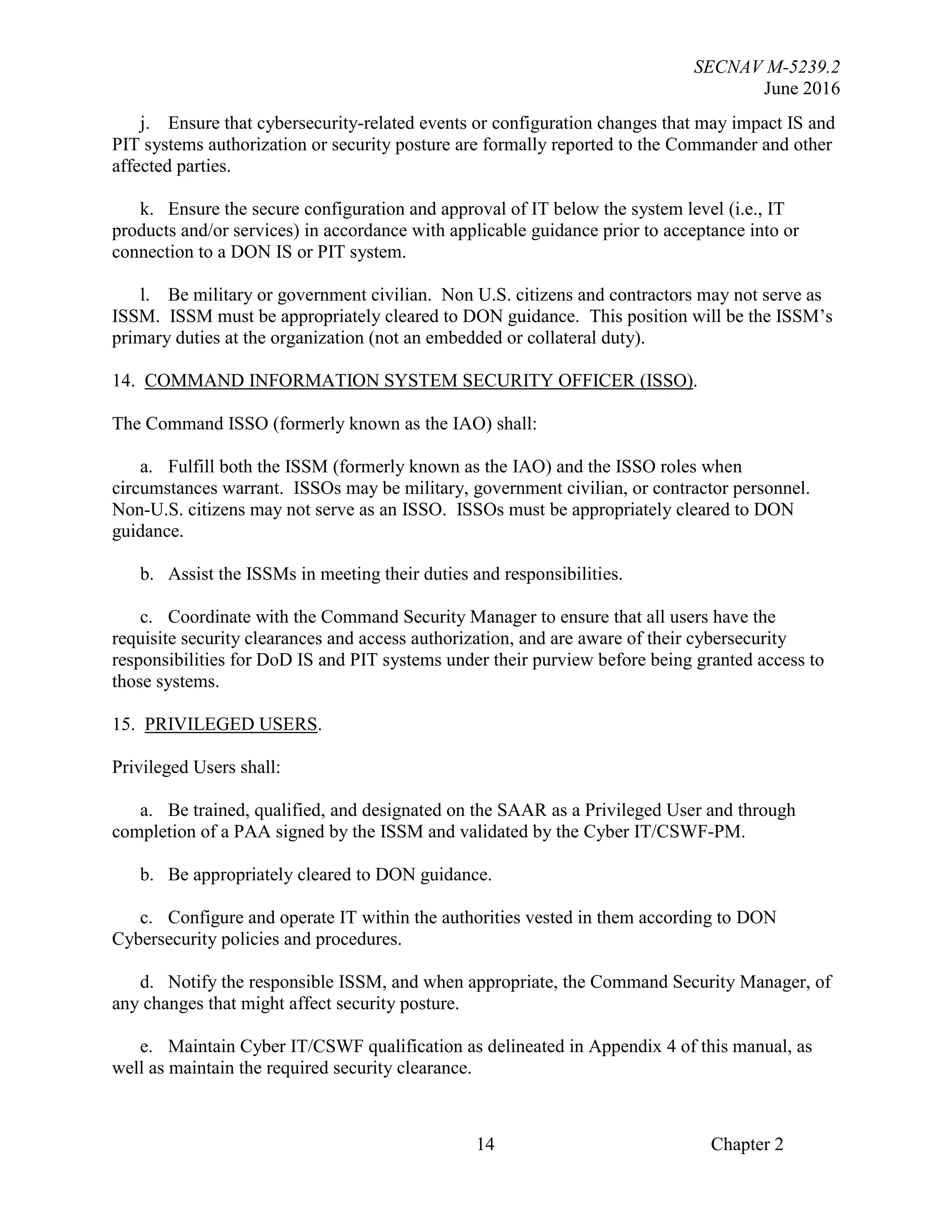 SECNAV M-5239.2 | PDF