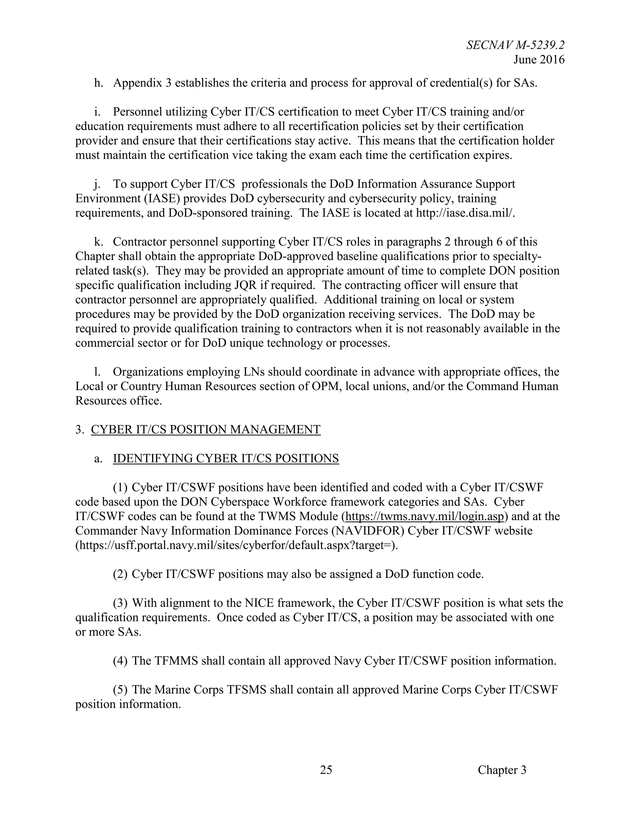 SECNAV M-5239.2 | PDF