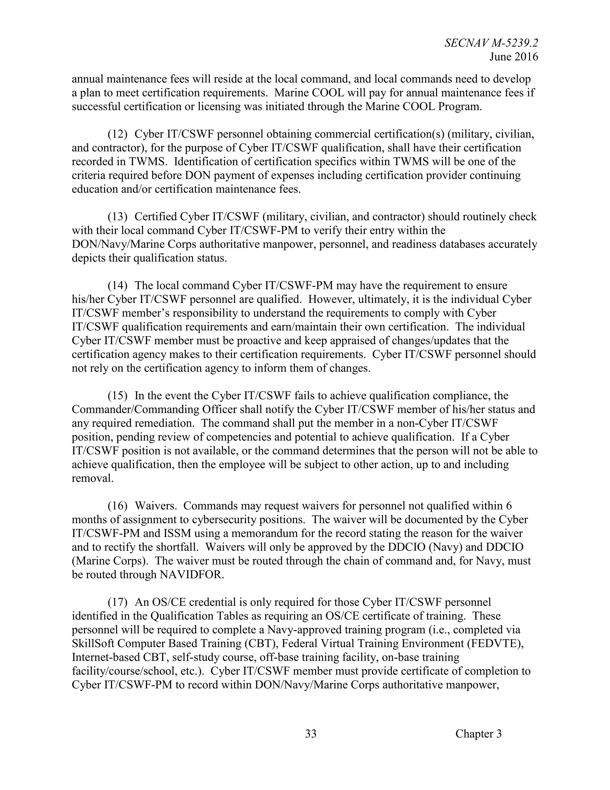 SECNAV M-5239.2 | PDF