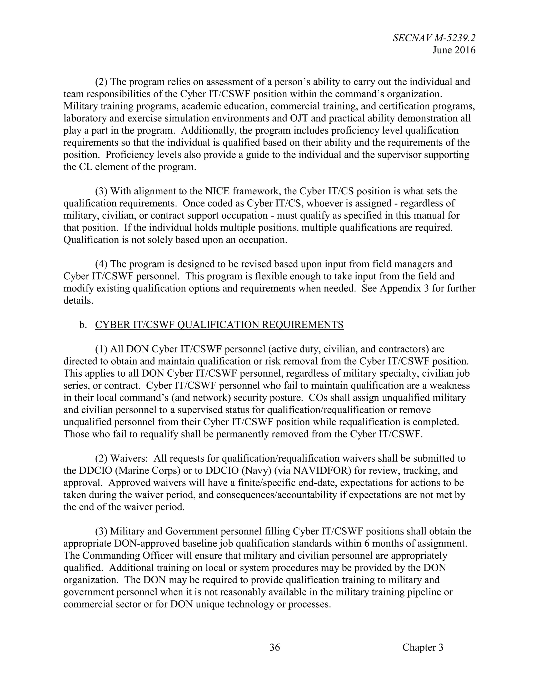 SECNAV M-5239.2 | PDF