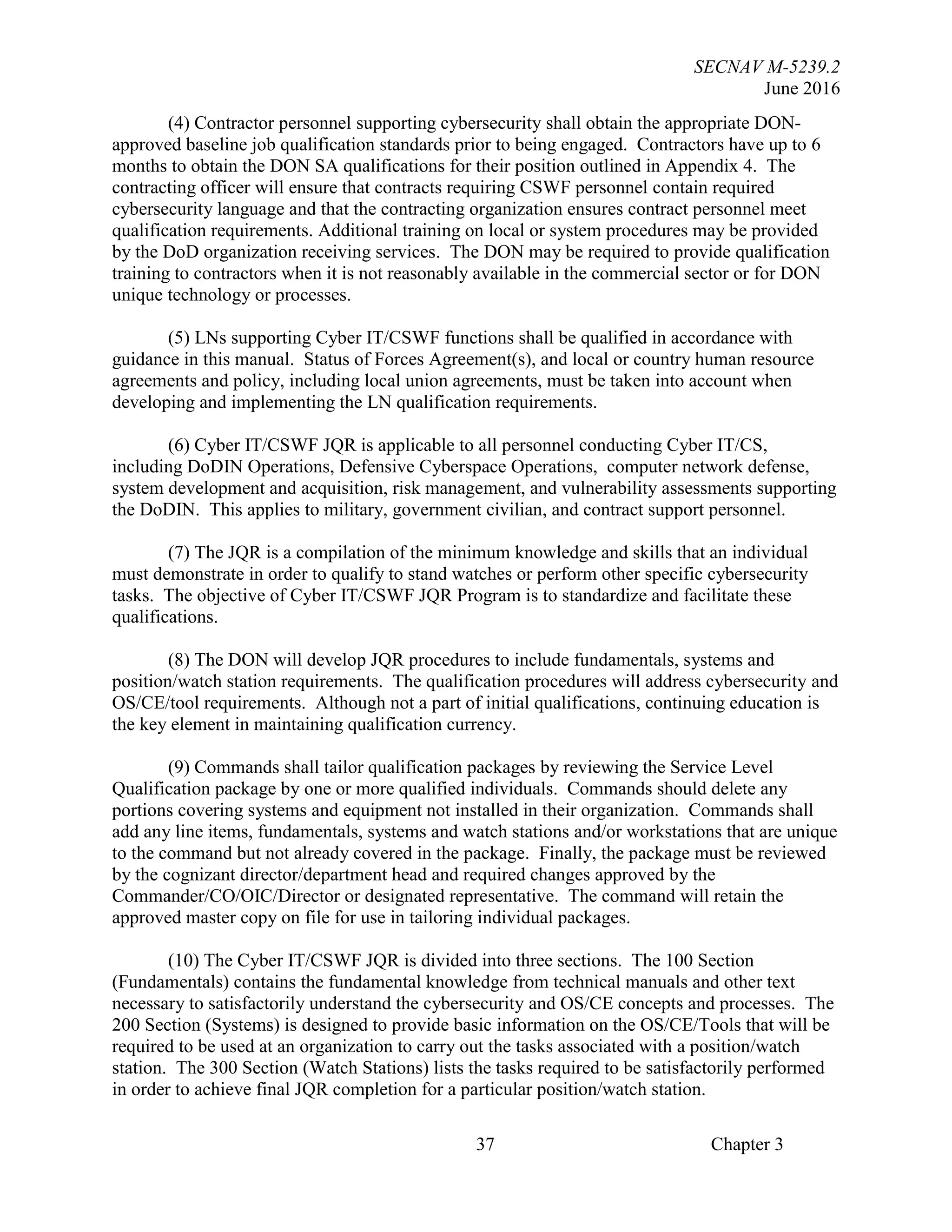 SECNAV M-5239.2 | PDF