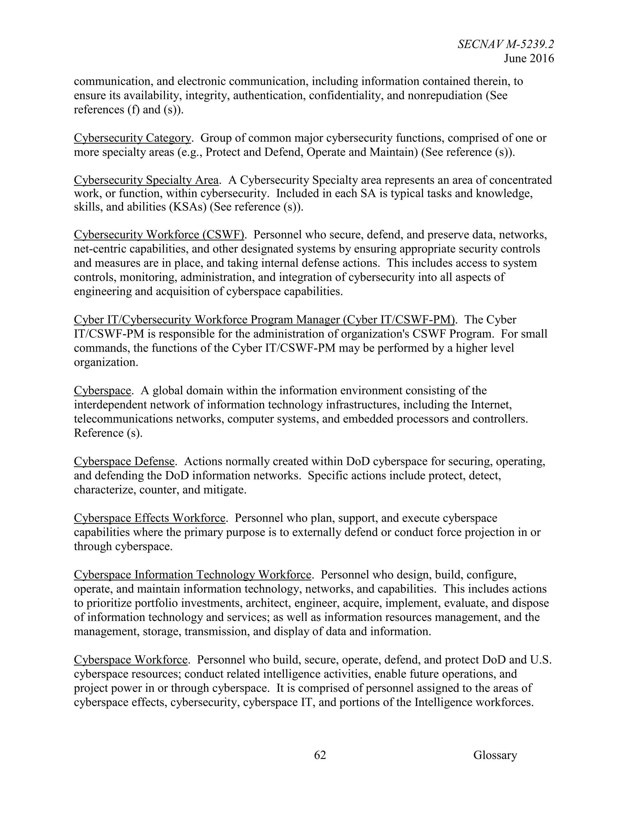 SECNAV M-5239.2 | PDF