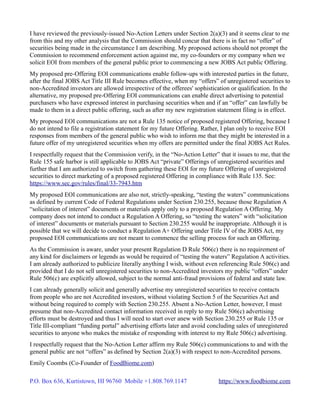 SEC No Action Letter Request Updated Letter | PDF