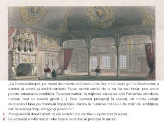 Istoria premoderna Romaniei- secolul fanariot | PPTX