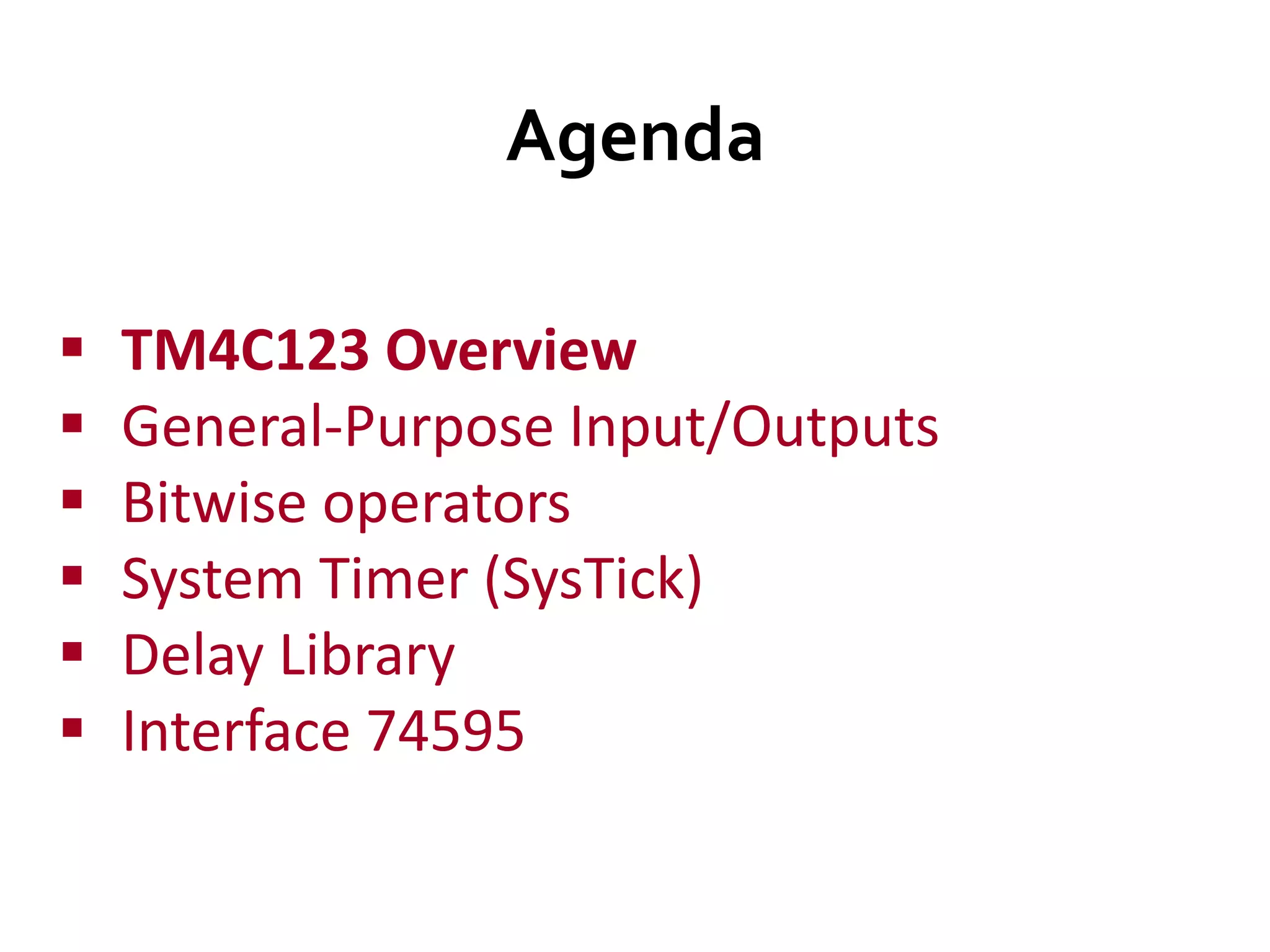 GPIO In Arm cortex-m4 tiva-c | PDF